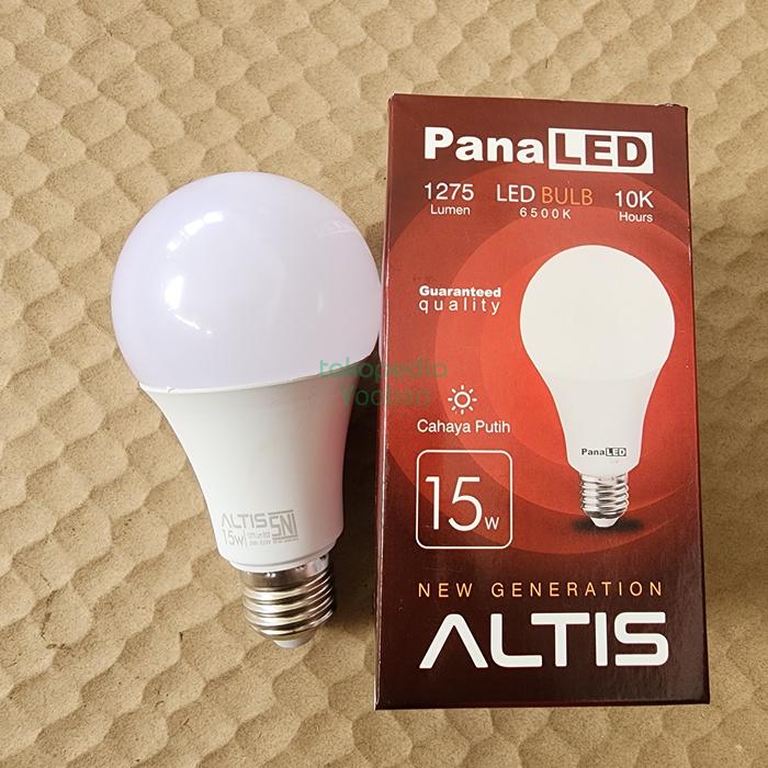 Jual Lampu LED 15w Panaled Altis 15 watt bohlam downlight putih white ...