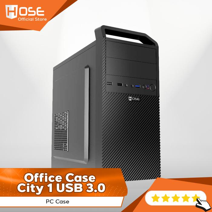 Jual CASE OFFICE HOSE CITY 1 + PSU 380W CASING PC OFFICE - USB 3.0 ...