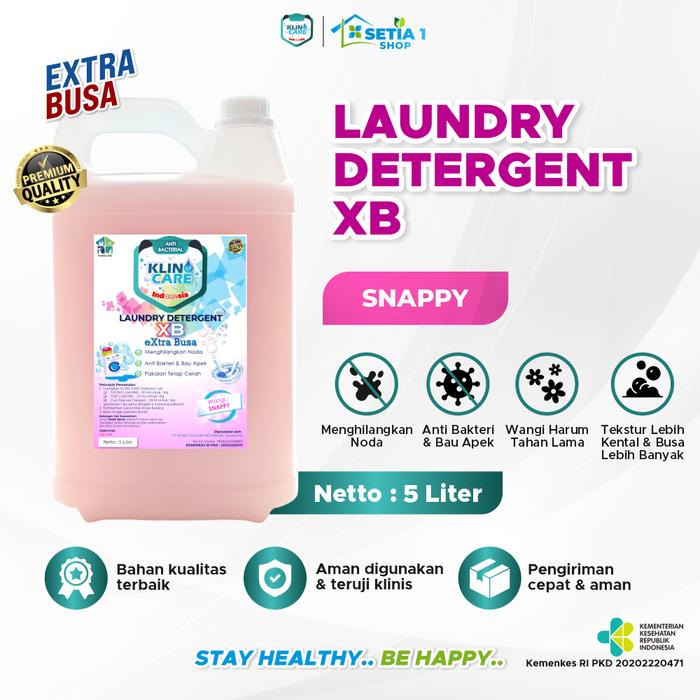 Jual Detergen Laundry 5 Liter Cair Formula 2 In 1 Plus Pewangi Anti Bakteri Di Seller Velvet ...