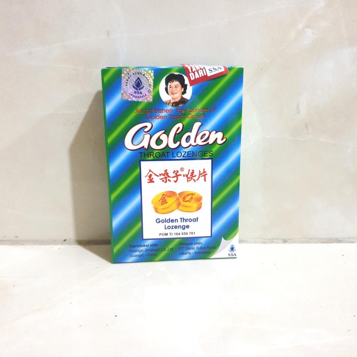 Jual Permen Golden Throat Lozenges / Permen Obat Batuk - Biru - Jakarta ...