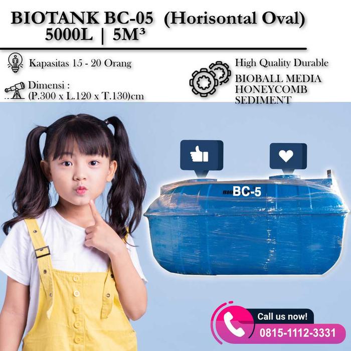 Jual TANGKI BIOTECH SEPTIC TANK 5000 Liter 5M3 / HORIZONTAL - Kab ...