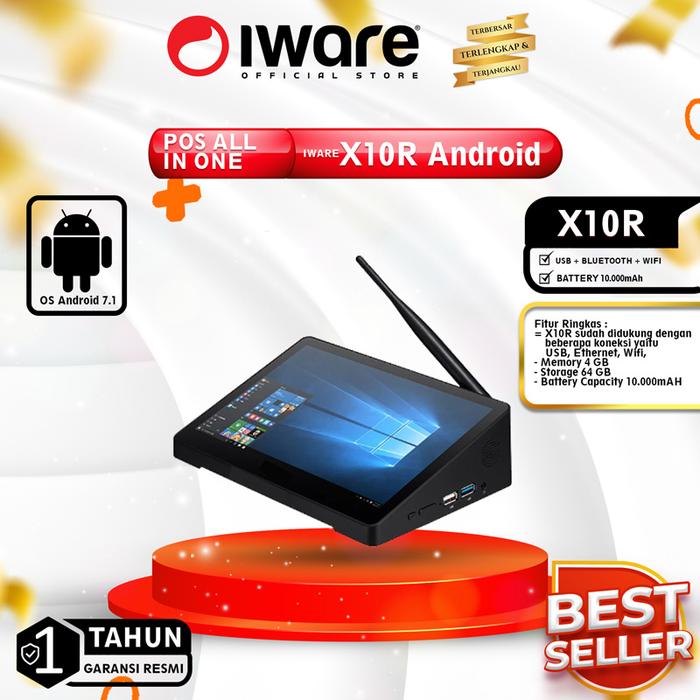 Promo Pos All In One PC Tab Android Iware X10R 10.8Inch 4GB/64GB Cicil 0% 3x - Jakarta Pusat ...