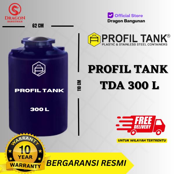 Jual Tangki Air Profil Tank TDA 300 Liter - Toren Air Plastik Profil ...