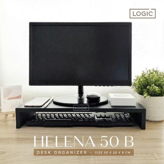 Jual STAND LAPTOP - ALAS LAPTOP KAYU - HELENA 50 B (black) meja laptop ...