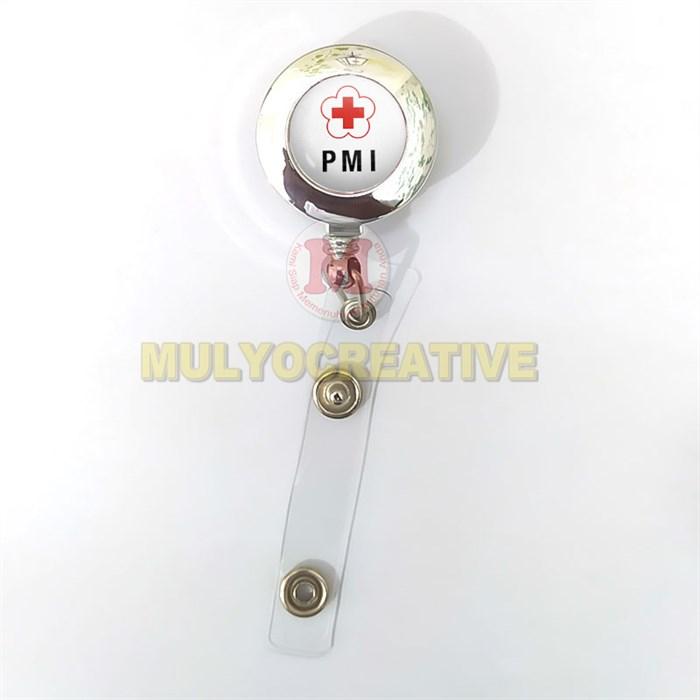 Jual ID Card Yoyo PMI Gantungan ID Card Holder Logo Palang Merah ...