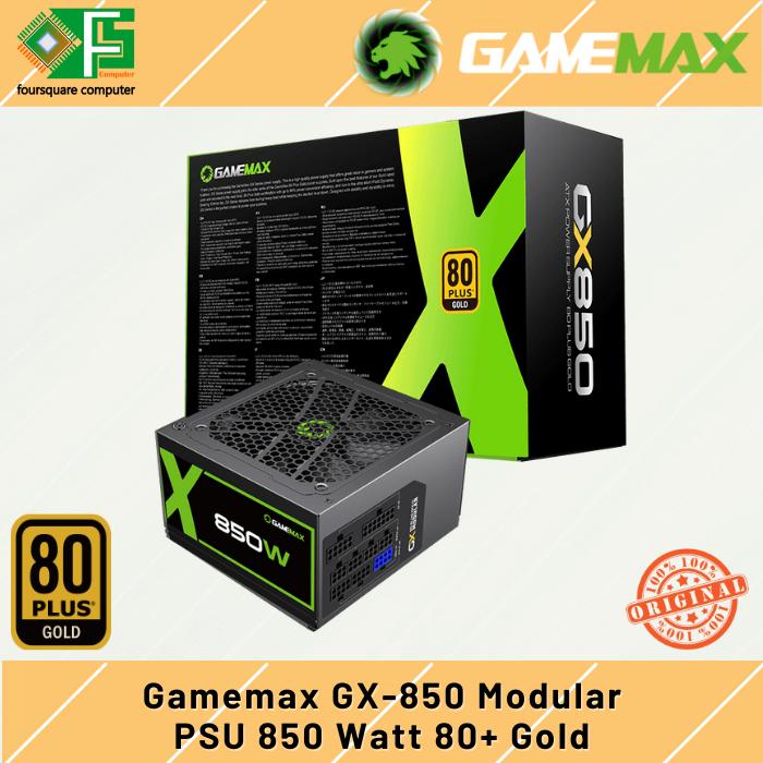 Jual PSU 850 Watt 80+ Gold Gamemax GX-850 Modular Power Supply 850W 80 ...