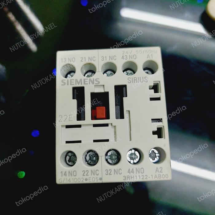 Jual KONTAKTOR SIRIUS 3RH1122-1AB00 22E 24VAC 2NO-2NC SIEMENS - Kota ...
