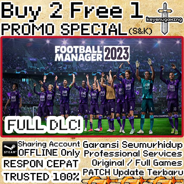 Jual Football Manager 2023 PC FULL DLC - Buy 2 Get 1 GAME Original ...