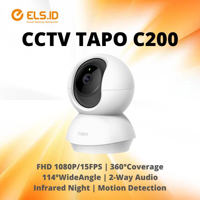 Jual Kamera CCTV TP-Link Tapo C200 Full HD 1080P/15FPS 360° Coverage ...