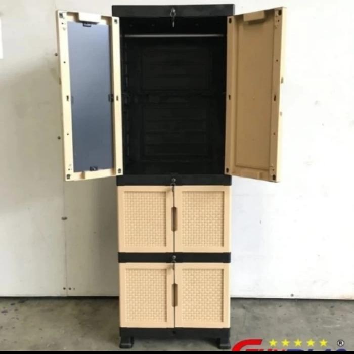 Jual lemari baju plastik Gunplas super Cabinet mini mix gantung - Kab ...