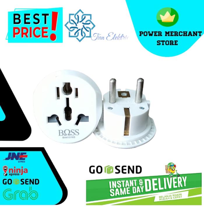 Jual BOSS BA413/16S Universal Adapter / Over Steker Universal - Jakarta ...