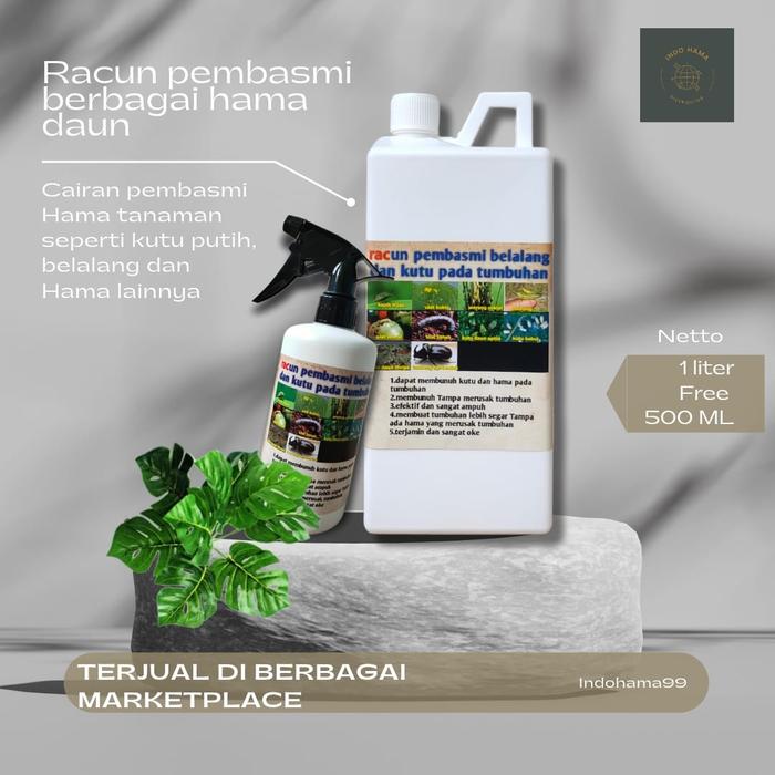 Jual pembasmi hama kutu putih dan hama tanaman kemasan 1liter free ...