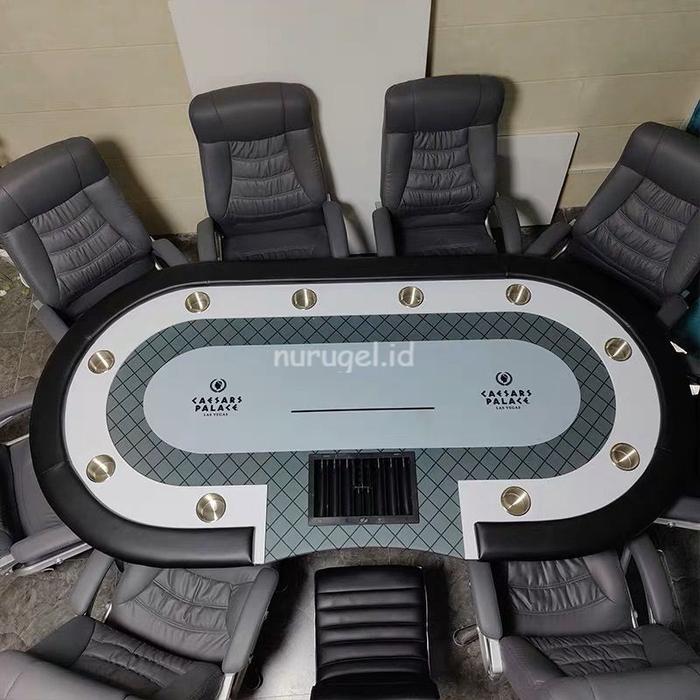Jual Meja Texas Holdem Poker Table 240cm x 120cm Caesars Palace Kasino - Jakarta Utara - nurugel ...