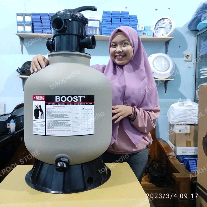 Jual Filter Kolam Renang 3 HP Merk Boost Diameter 36 in Sand Filter ...