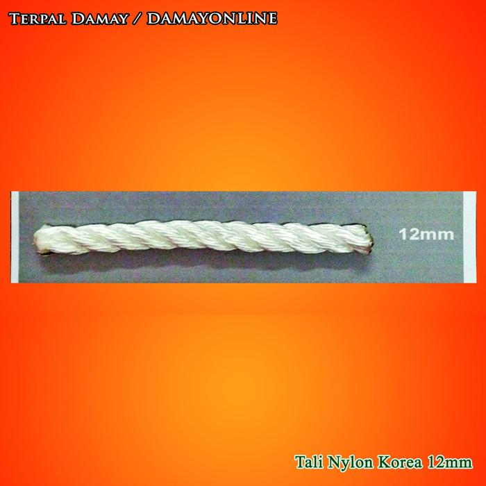 Jual Tali Tambang 12mm Putih Nylon Korea / Meter ( Harga Per Meter ...