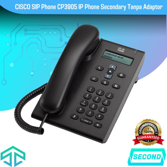 Jual CISCO SIP Phone CP3905 IP Phone Secondary Tanpa Adaptor - Jakarta ...