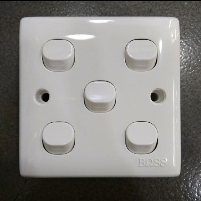 Jual BOSS SAKLAR 5 GANG/B35/1/2A/saklar isi 5 - Jakarta Barat - Tang ...