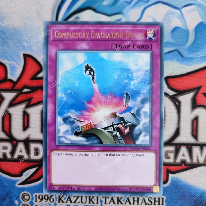 Jual yugioh compulsory evacuation device TAMA rare original - Jakarta ...