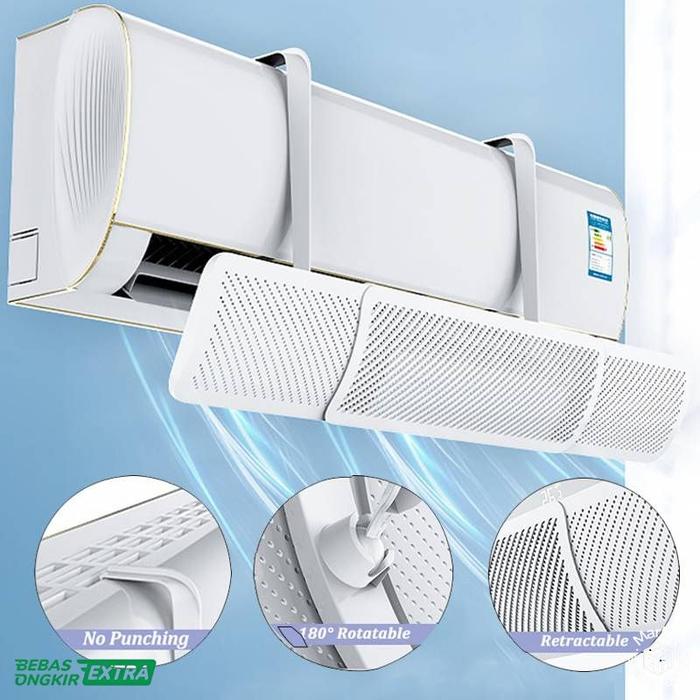 Jual Cover Pelindung Angin AC Talang Windshield AC Reflector Three ...