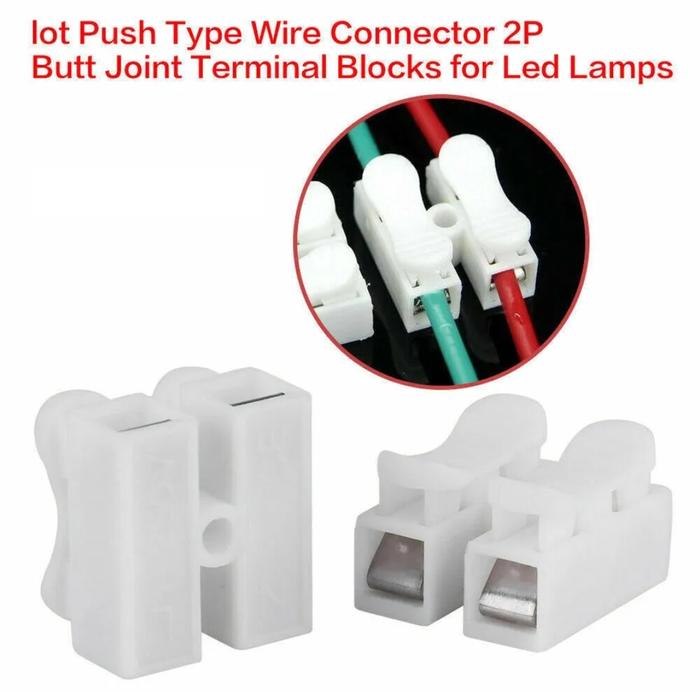 Jual Terminal Sambungan Kabel 2 Jalur Quick Connector Wire Spring CH2 - Kota Surabaya - ALVIN ...