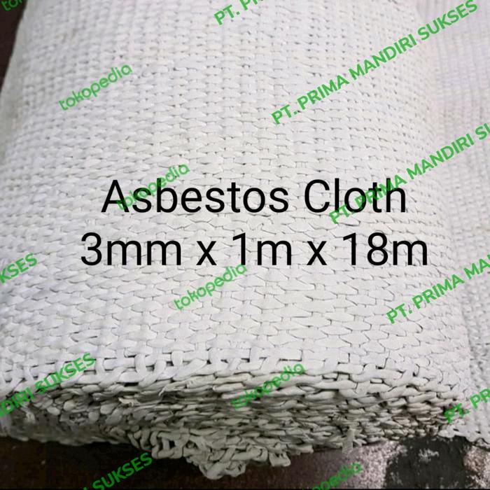 Jual Kain Asbes tahan panas Asbestos Cloth 3mm x 1m x 18m - Jakarta ...