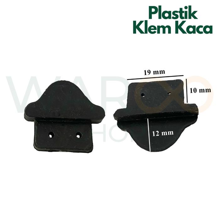Promo Plastik Klem Plat S/Z Sudut Siku Penjepit Penahan Kaca Cermin ...