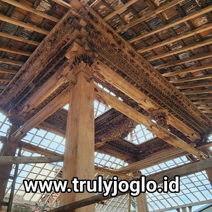 Jual Joglo ukir Kudus antik soko 19-20cm bentuk pendopo/ rumah joglo ukir - Kab. Kudus - Truly ...