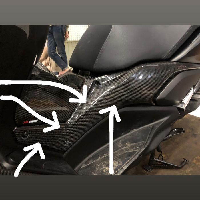 Jual Deltabox carbon kevlar New xmax include part ori - Kota Tangerang ...