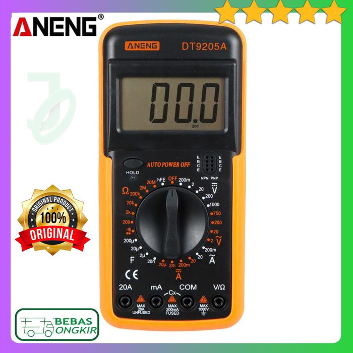 Jual Digital Multimeter ANENG DT9205A Voltage Tester Avometer Digital ...