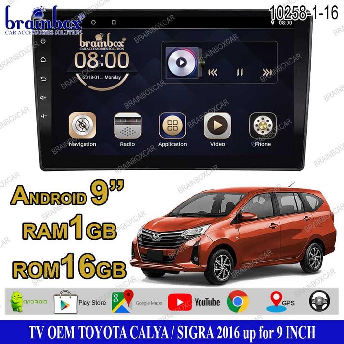 Promo Brainbox TV Mobil OEM Toyota Calya Sigra Android Headunit Tape ...