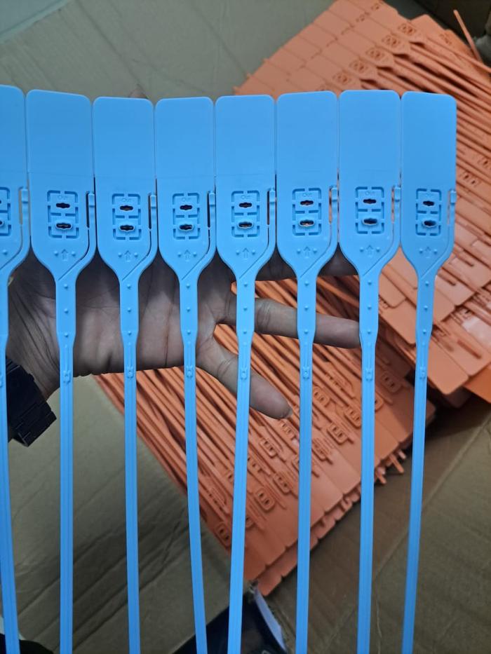 Jual security seal , segel Locis , segel plastik - light blue, 40 x 3 ...