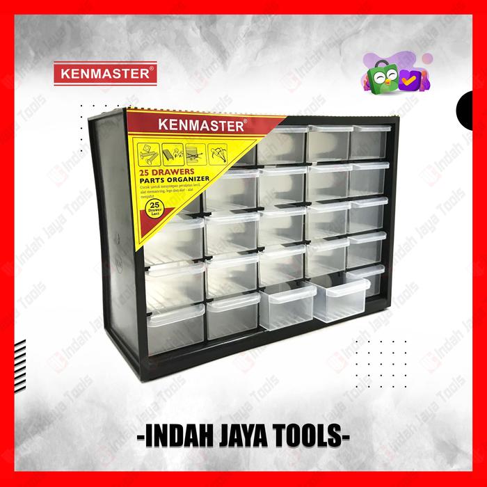 Jual KENMASTER Rak Susun Mini Drawer 25 Slot Laci Penyimpanan Aksesoris ...