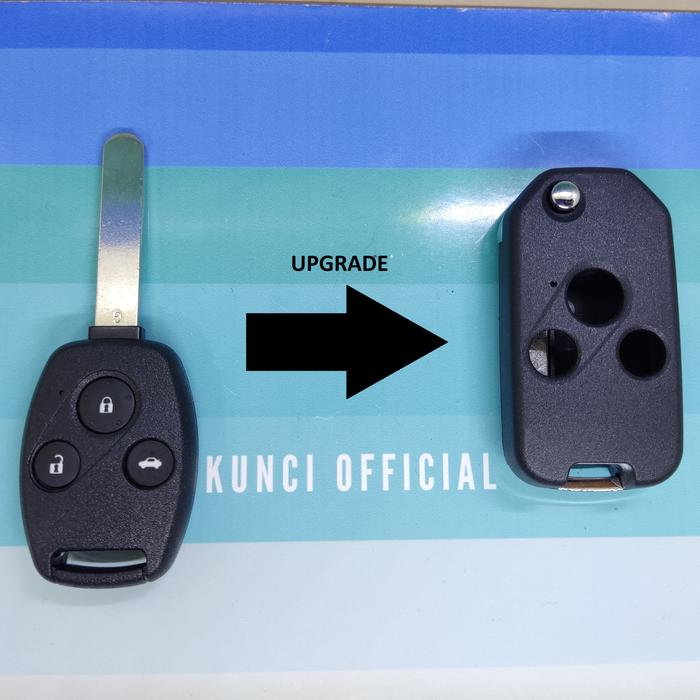 Jual Casing Flip Key Kunci Lipat Honda CRV Accord Freed Civic 3 Tombol ...