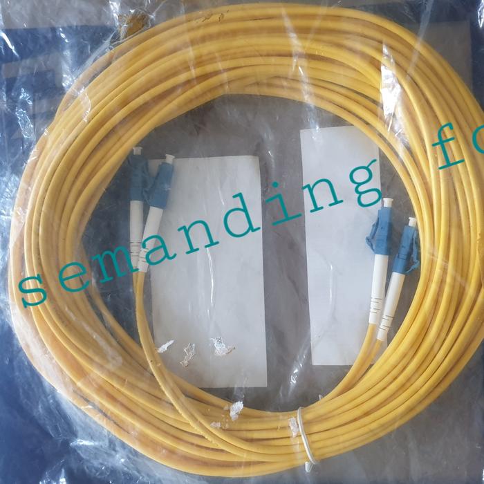 Jual Patchcord patchcore LC LC 10 meter dx duplex SM fiber optic - Kota ...