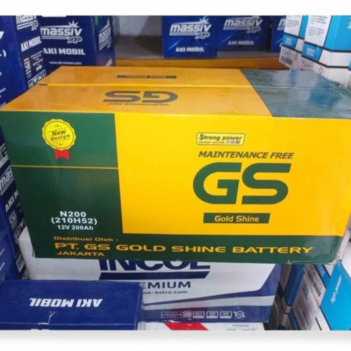 Promo Aki Mobil Truck Hino|Bus Series N 200 12V200Ah GS MF (210H52 ...