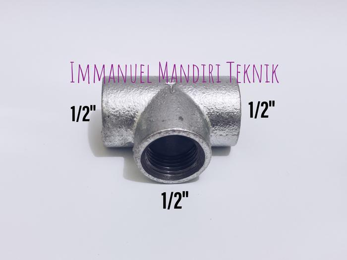 Jual Tee galvanis 1/2 / Tee drat dalam galvanis besi 1/2 - Jakarta Utara - Immanuel Mandiri ...