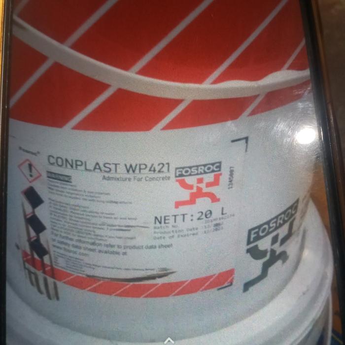 Jual integral fostoc wp421.cairan pengeras beton mix.20liter - Kota ...