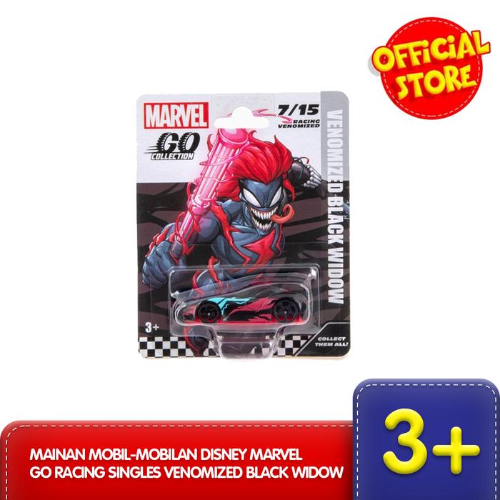 Promo Mobil-mobilan Disney MarvelGo Racing Singles Venomized Black ...