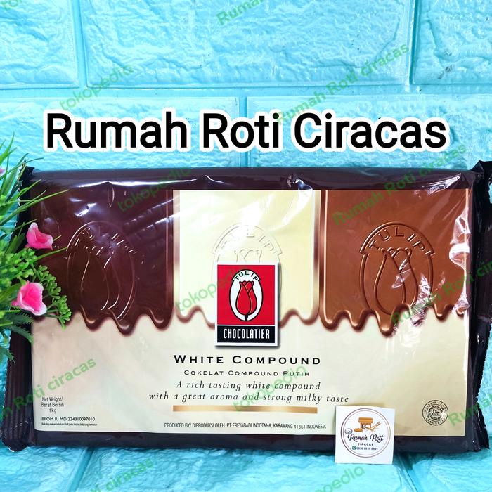 Jual TULIP WHITE CHOCOLATE 1KG COMPOUND COKLAT BATANG CHOCO KG ...