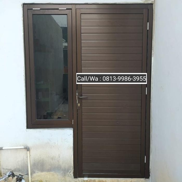 Jual Pintu Aluminium Spandrel model Swing || Daun Pintu Aluminium - Jakarta Barat - PELITA JAYA ...