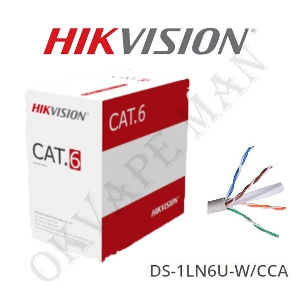 Jual HIKVISION DS-1LN6U-W/CCA UTP CAT 6 Network Cable Kabel LAN CAT6 Meter - Kota Semarang ...
