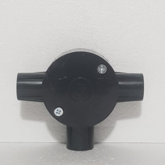 Jual T Dus / T Duss / T Doss Clipsal 25mm Hitam / 25mm Black Cabang 3 ...