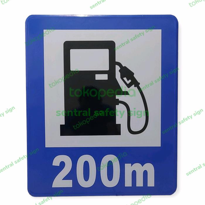 Jual Rambu Petunjuk SPBU 60X50cm - Jakarta Barat - sentral safety sign ...