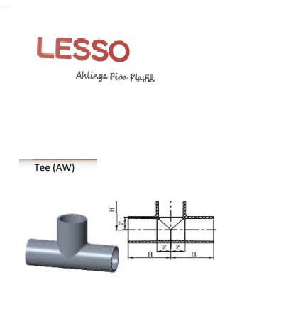 Jual Tee Cabang 3 (Aw) Merk Lesso - 1" - Jakarta Barat - sinar mas ...