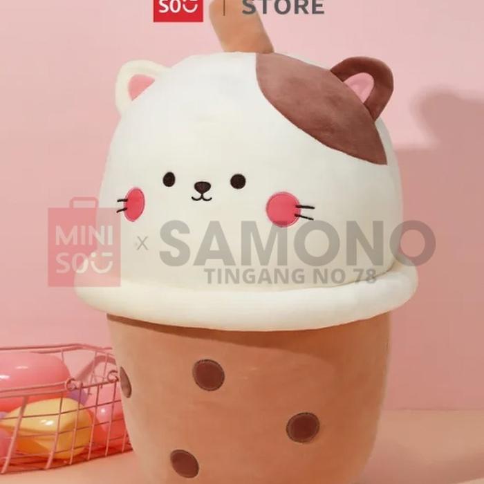 Jual MINISO MILK TEA PLUSH TOY (BUBBLE TEA KITTEN) - Kota Palangkaraya ...
