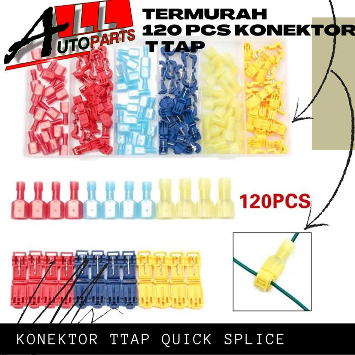 Jual Konektor T Tap Jumper Connector Kabel Crimp Scotch Terminal Kawat 120 - Jakarta Timur - All ...