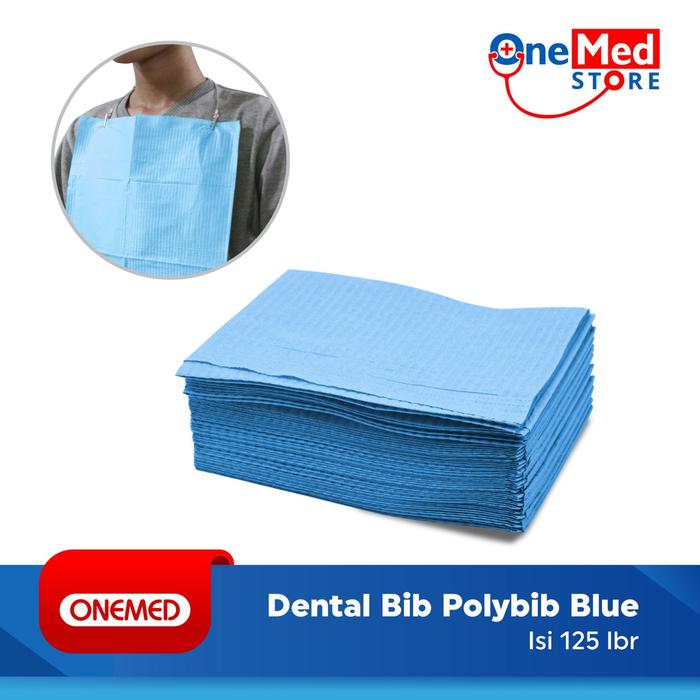 Jual Polybib / Dental Bib Pak Isi 125pcs Onemed - Biru - Kota Tangerang - Onemed Tangerang ...