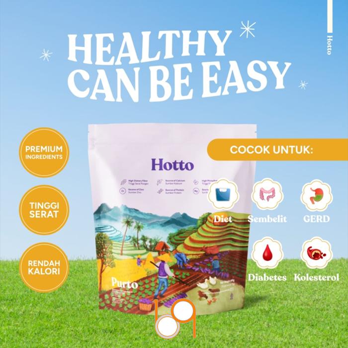 Jual Hotto Purto Multigrain/Oat with Purple Potato - 1 pouch - Jakarta ...