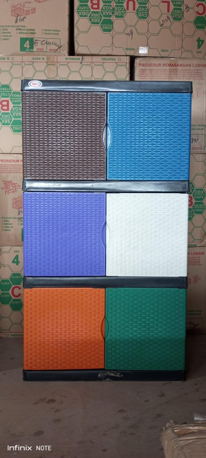 Jual Lemari Pakaian Plastik RML Susun 3 - Lemari Penyimpanan Plastik Ser - Kab. Bandung - Mebel ...