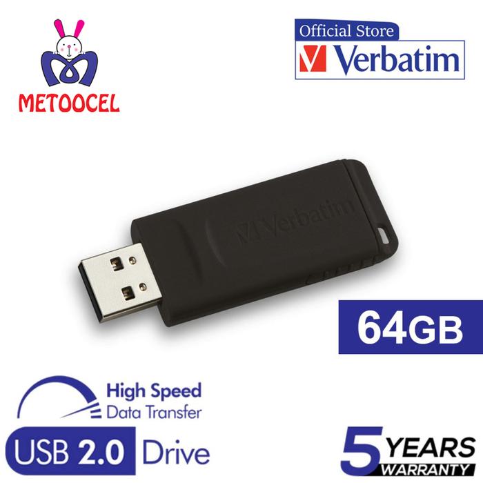 Jual Verbatim Store n Go USB Slider 64GB Flashdisk - Kota Surabaya ...